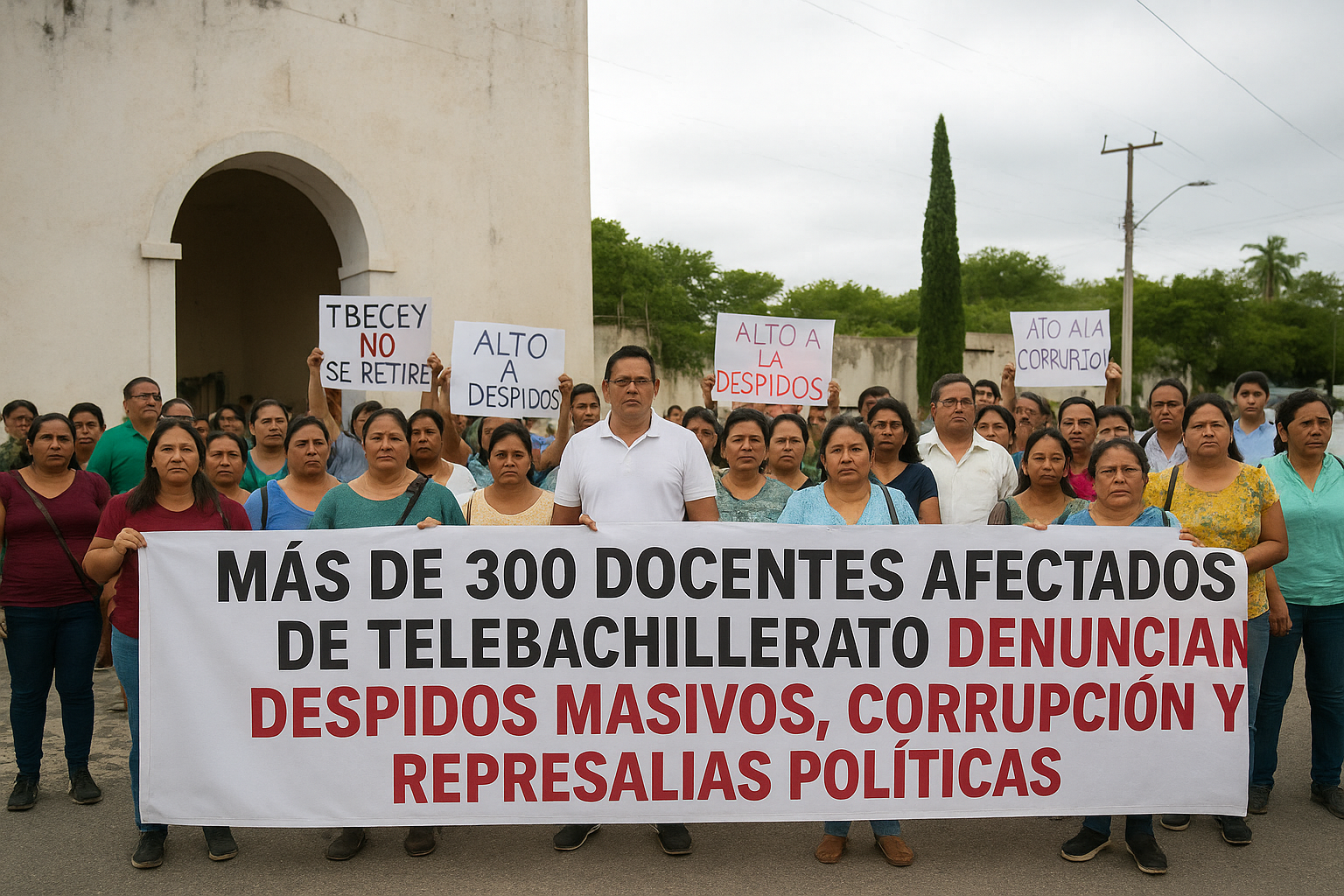 ⛔️ YUCATÁN: MÁS DE 300 DOCENTES DE TELEBACHILLERATO DENUNCIAN DESPIDOS ...